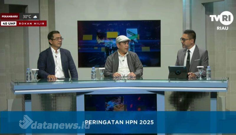 Dialog Bersama TVRI, Zulmansyah Sekedang Paparkan Makna Tema HPN 2025 ...